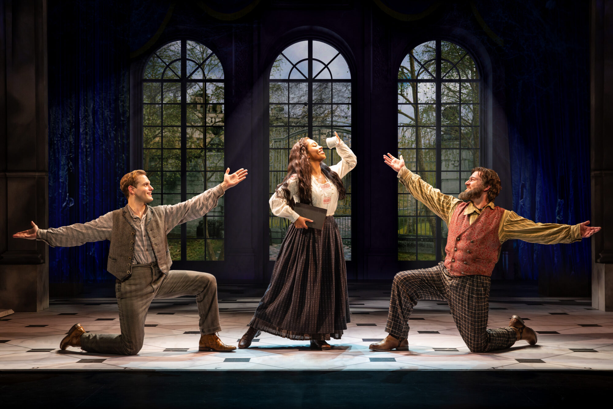 Anastasia Projection Design| Broadway - Aaron Rhyne Designs