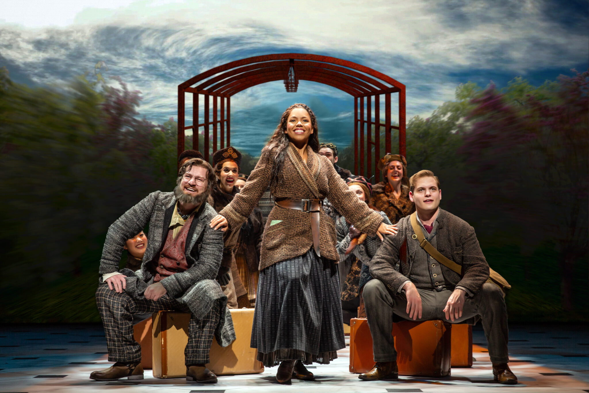 Anastasia Projection Design| Broadway - Aaron Rhyne Designs